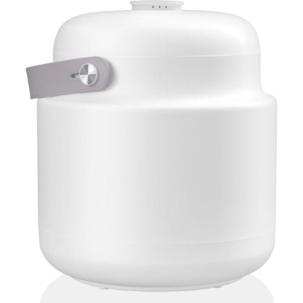 「大容量xスリム設計」約12L収納可能で、ドライフード約5.4kgまで対応「酸化を防ぐ」真空度-25〜-27kPa＆24時間自動で再脱気「こだわりの素材」80℃の外気にも耐える食品グレード樹脂＆シリコン使用「USB充電で簡単操作」コードレス...