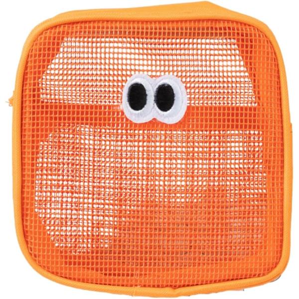 バリエーションコード : 2BUVVJK8DF「ユニークな目玉デザイン」個性的で遊び心のある目玉モチーフが特徴。シンプルながらもインパクトのあるデザインで、持ち歩くだけで注目されます。「メッシュ素材で中身が見える」フロントはメッシュ仕様で、...