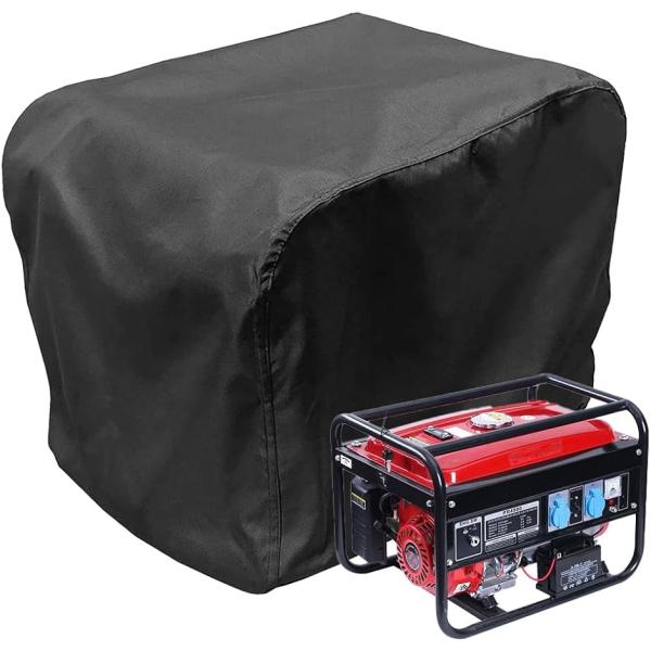 撥水加工ポリエステルで雨・雪・砂塵・紫外線をブロックし、発電機を清潔に保護幅82x奥50x高60 cmのXLサイズ　6〜10 kW級フレーム型ジェネレーターにジャストフィット（ご購入前に実寸確認推奨）。巾着式ドローコードで装着10秒、強風や...