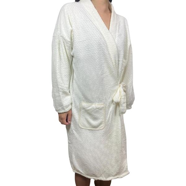 バリエーションコード : 2BUVNJXVYY薄手で軽やかな快適素材 ? 膝下丈のレディース用バスローブ。肌ざわりのやわらかな生地で、夏は涼しく冬は重ね着に最適。軽量設計なので長時間羽織っても疲れにくく、毎日の入浴後やリラックスタイムに気軽...