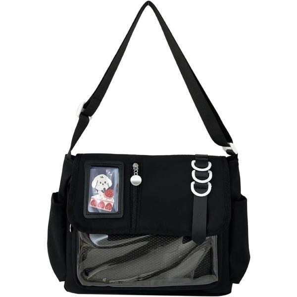 バリエーションコード : 2BUVT38K92身動きしやすく便利な斜め掛けショルダータイプショルダータイプ の痛バッグ です。長時間のお出かけやイベント参戦でも肩が疲れにくく、軽量バッグを探している方に最適。普段使いしやすいサイズ感も魅力で...