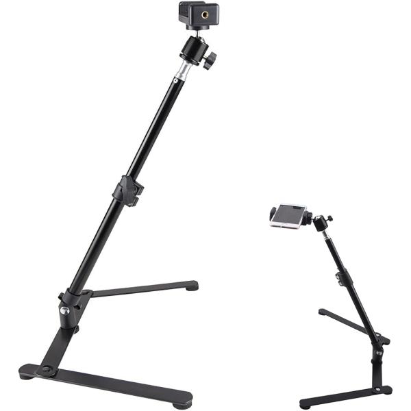 「俯瞰撮影・手元撮影に最適なスマホスタンド」 机の上で手元をしっかり撮影したい方にぴったり。角度の自由度が高く、料理・メイク・工作、手描き動画やクラフト制作など、細かい作業の記録がスムーズに行えます。オンライン授業やライブ配信などの場面でも...