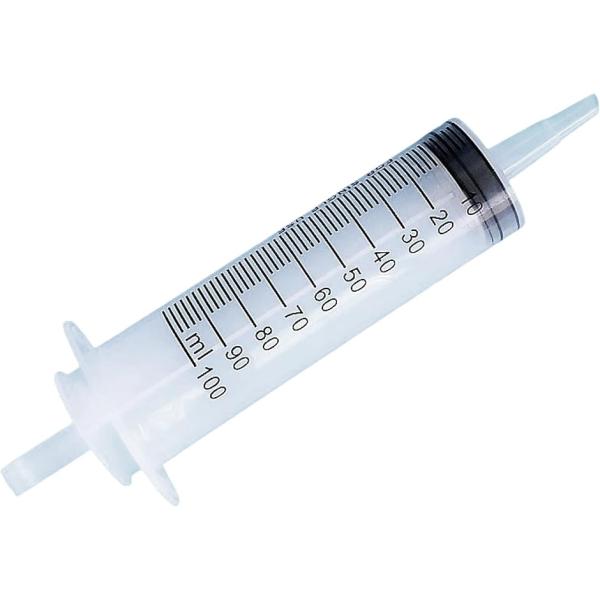 「100ml大容量シリンジ」液体やオイルの計量・移し替えに便利な大容量タイプ「目盛付きで正確に測定」2ml単位の目盛で液体の正確な取り扱いが可能「実験・補修・DIYに活用」科学実験や接着剤・オイルの注入、洗浄作業に幅広く対応「使い捨てで衛生...