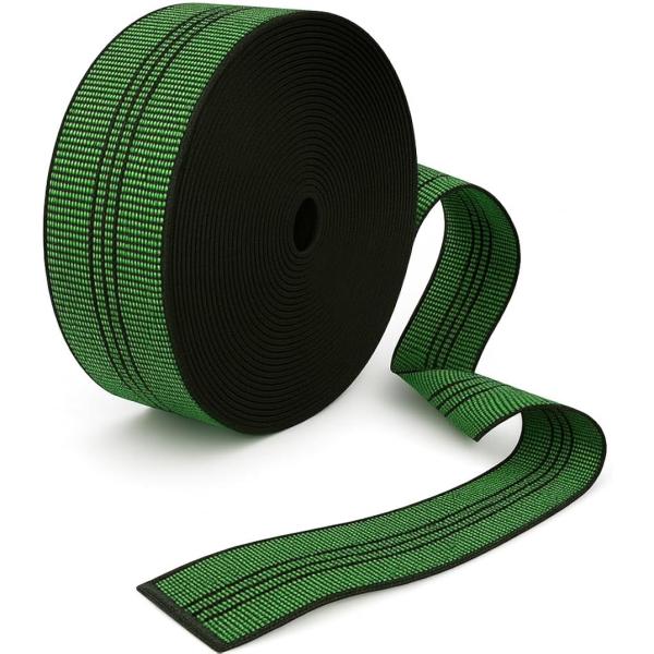 バリエーションコード : 2BUW24WJQP「高弾力で座面をしっかり補強」ソファーや椅子の沈み・へたりを改善するために最適化された高弾力ウェビングテープです。負荷のかかる座面部分をしっかり支え、長期間使用しても弾力を保ちます。ソファー補修...