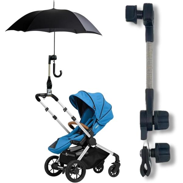 バリエーションコード : 2BUWH4LD02「累計出荷数3，500個突破。工具不要でワンタッチ装着の傘ホルダー」クリップ式構造により、ベビーカー・自転車・車椅子・ペットカート・アウトドアチェアなど直径1〜3cmのパイプに簡単装着。雨傘・日...