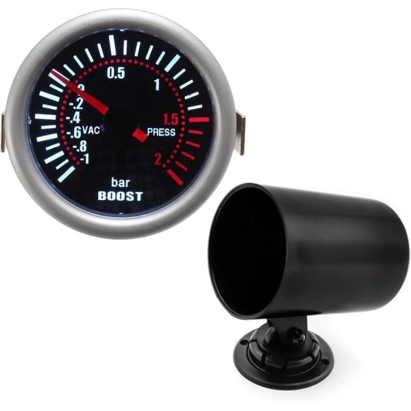 バリエーションコード : 2BU1F96SULブースト計52mmと専用メーターホルダーのセット商品です。機械式タイプで取り付けが簡単、初心者からDIY愛好者まで幅広く活用できる自動車用計器です。高輝度LEDディスプレイを搭載し、ホワイトとア...