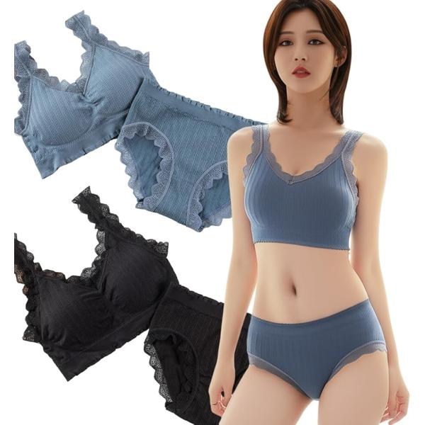 バリエーションコード : 2BUWPFKGUSワイヤーやホックがなく、胸元や背中のストレスが軽減されるノンワイヤーブラ。フリーサイズで、身体にフィットして自然なボディラインを演出。レースが可愛く、普段使いから特別な日まで活躍します。ホックが...