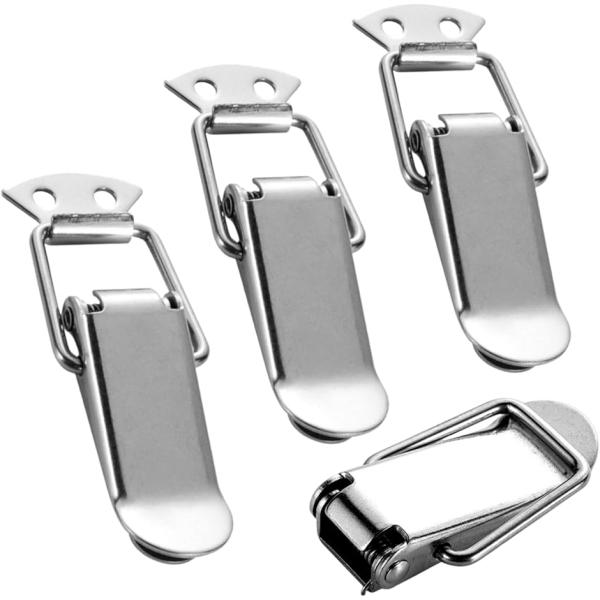 バリエーションコード : 2BUWWC09YX「強力ロックで固定」 しっかりとテンションをかけて固定する構造により、フタや扉がズレにくくガタつきも防止できます。工具箱や木箱、収納ケース、キャビネットなどで開閉をしっかり管理したい場面に最適で...