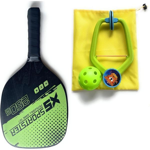 ピックル ボールトレーナー 吊り下げ 式 ピックルボール は アメリカ発祥の軽スポーツで 日本でも 競技人口が増えています卓球・テニス・バドミントン などの要素を取り入れた競技で ボールの動きが低速なので 高齢者も楽しめるスポーツです 激し...