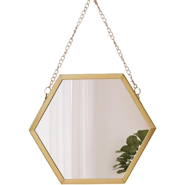 バリエーションコード : 2BUXOGCQ8Y「ゴールドのフレームが放つ、上品な輝き」お部屋全体を明るく、洗練された印象にします。おしゃれなだけでなく、空間を広く見せる効果も期待できます。「チェーン付きで取り付け簡単。」面倒な取り付け作業か...