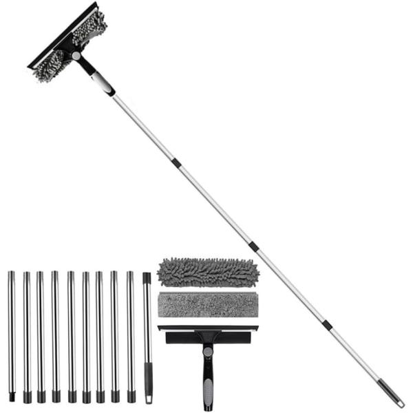 バリエーションコード : 2BUW243HG3「これ一本で掃除できる窓用モップ」窓掃除はもちろん、結露でついた水滴の除去や網戸の拭き掃除など、幅広い用途に対応します。「掃除する場所に合わせて長さ調節可能」天井や高い壁、屋外のガラス、窓の掃除...