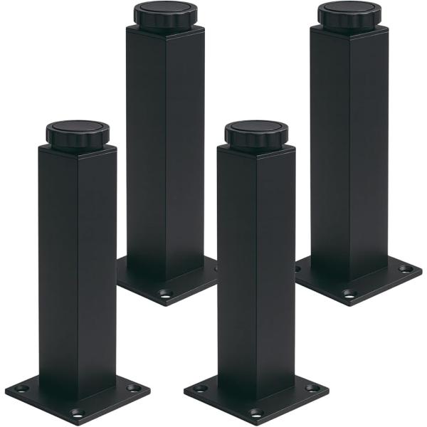 バリエーションコード : 2BUXOKHCD0「理想の高さと美しさを、脚から」高強度アルミ合金製の高さ調整可能な家具脚（アジャスター脚）。ガタつきを解消し、ヘアライン加工で高級感と耐久性を両立。ドライバー1本で簡単に取付ができ、DIYやカフ...