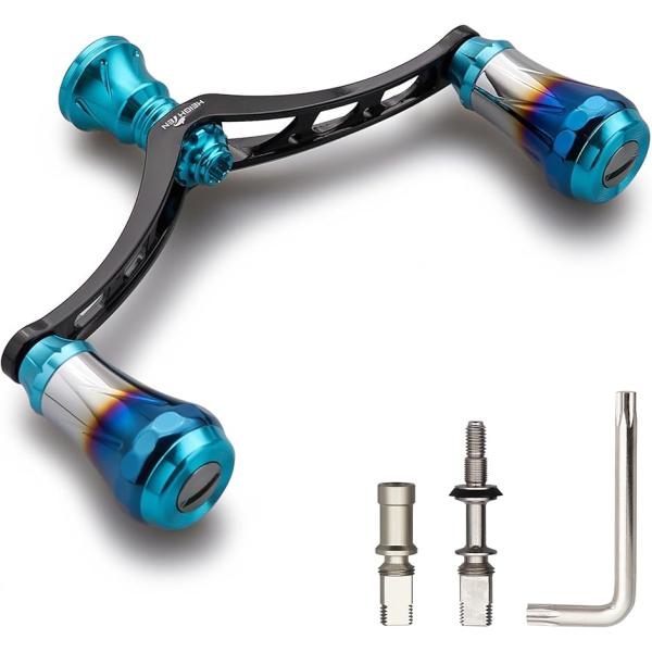 バリエーションコード : 2B49CL9L51「特徴」V4.0ハンドルセット 、V2.0新型6.8g 軽量ノブ搭載。「サイズ」ハンドル軸心距離98mm、V2.0新型ノブ直径20mm 「総重V4.0-98mm」33g(ダイワ用) / 37.5...