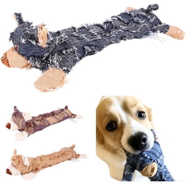 バリエーションコード : 2BUY0O0OHU「壊れにくく、長く使える」丈夫な生地と、綿なし構造で長く使える犬のおもちゃです。「中綿なしタイプ」中綿がないので、万が一破れても中身が飛び出さず、誤飲する心配がありません。「音が鳴るから夢中に」...