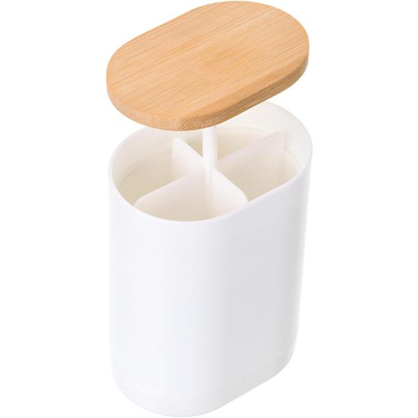 「ワンプッシュで簡単アクセス」このつまようじ入れは、ワンプッシュで簡単に開閉できるデザイン。これにより、忙しい食事の場面でもスムーズに必要なアイテムを取り出せます。手間を省き、食事の時間をより快適に楽しむことができます。「北欧デザインでおし...