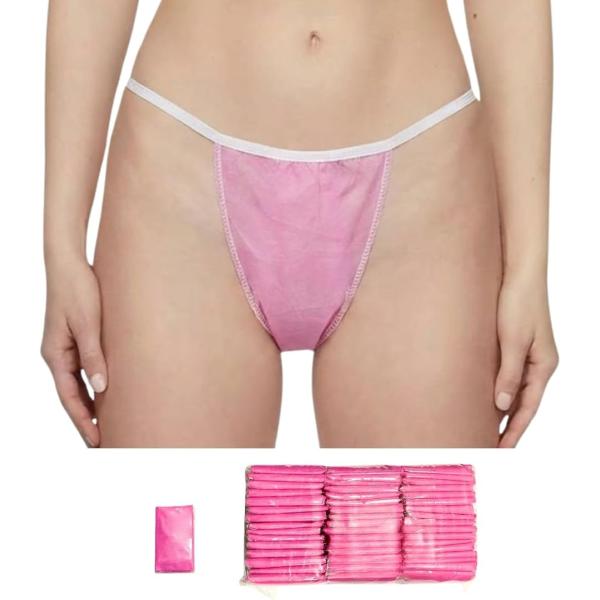 バリエーションコード : 2B9OCOLJHV使い捨てタイプの厚手で水に強い透けにくい生地の不織布なので、耐久性の高い使い捨てのペーパーTバックです。フリーサイズ。1枚ごとに個別梱包された清潔で取り出しやすい商品です。サロンの必需品の紐タイ...