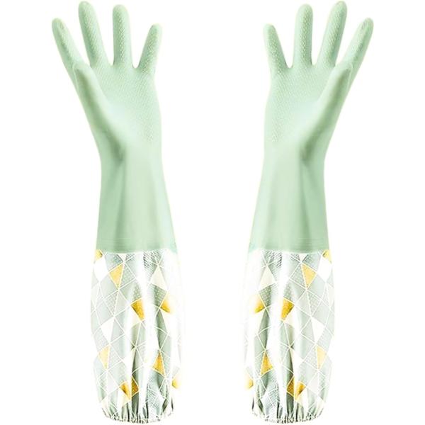 バリエーションコード : 2BUYRQY1O5全長約48cmのロングゴム手袋日常の炊事、家事、掃除、園芸に必須アイテム手荒れを予防しきれいな手を保てます。普段の家事にいろどりを。サイズ：フリーサイズカラー：ピンク、グリーン