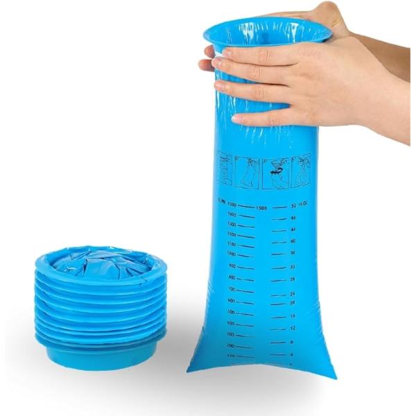 「漏れ防止設計」袋の口をねじり専用キャップで留めるだけで、液体も臭いも外に漏れず快適。使用後はそのままゴミ箱へ。衛生的に処理でき、手間いらず。臭い漏れも防ぐ設計なので、周囲への配慮も簡単にできる便利アイテムです。「高耐久素材」厚手で丈夫なP...