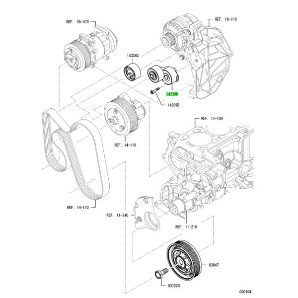 純正品番：MK667237純正定価：17930円(税込み)三菱ふそう純正のベルトテンショナーです。※中身の確認のため、一度開封しております。※商品到着から１週間以内に初期不良等の問題が発生した場合には返金にて対応いたします。※工賃・レッカー...