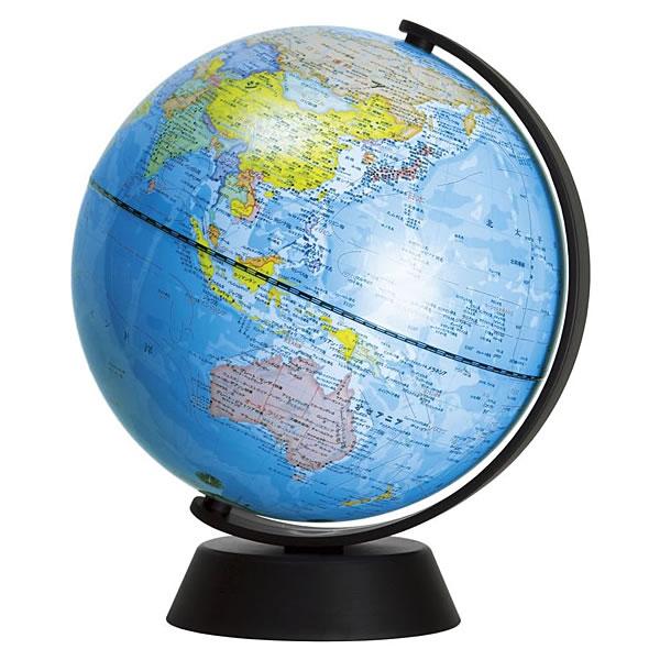 机の上に置けるスマートな行政図タイプの地球儀です。国ごとに色分けされたマップが分かりやすく、国の位置や大きさを把握しやすいので学習用に最適です。新入学や新入園のお祝い、お誕生日やクリスマスのギフト・プレゼントにも喜ばれるアイテムです。【主な...