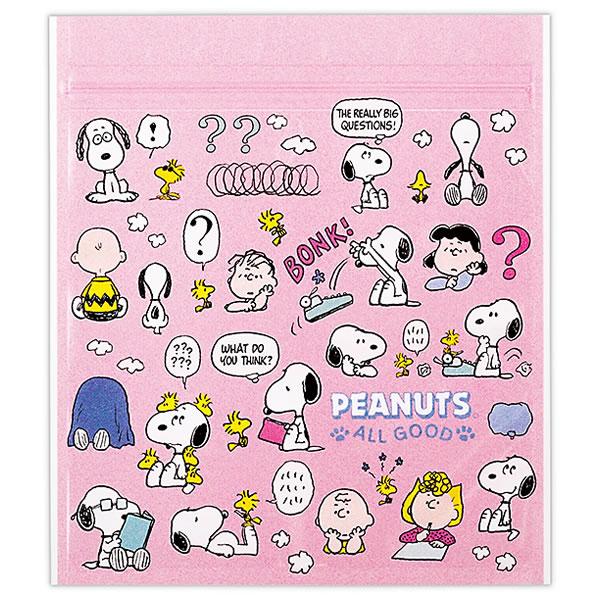 小物整理に便利な、大きめサイズのジッパーバッグが復活。お菓子や衛生用品、ケーブル類などの整理に役立つサイズです。■Peanuts All Good「ALL GOOD　すべてよし！ 人生で起こるどんなことも良いことだ」をテーマに、人生で起きる...