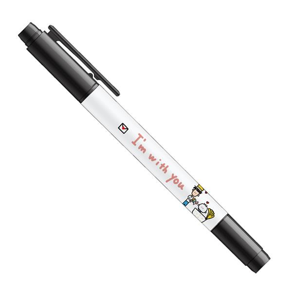 アーティストucchy（うっちー）さんの描く優しいイラストと、パイロットのペンがコラボレーション。「誰かを想い」「誰かとつながる」大切さをテーマ『I’m with you』にした、心に寄り添う限定商品。◎おなまえ上手お子様の持ち物や大切な人...