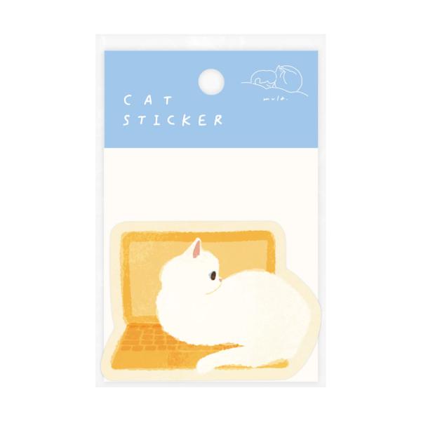 ちょっとシュールでくすっと笑える、お菓子に見立てたねこのイラストとわんこのほのぼのとした様子を描いたステッカーです。耐水・耐光加工が施されているため、普段使っているお気に入りのアイテムに貼ったり、スマホケースの裏に挟んだりして楽しめます。■...