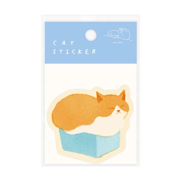 ちょっとシュールでくすっと笑える、お菓子に見立てたねこのイラストとわんこのほのぼのとした様子を描いたステッカーです。耐水・耐光加工が施されているため、普段使っているお気に入りのアイテムに貼ったり、スマホケースの裏に挟んだりして楽しめます。■...