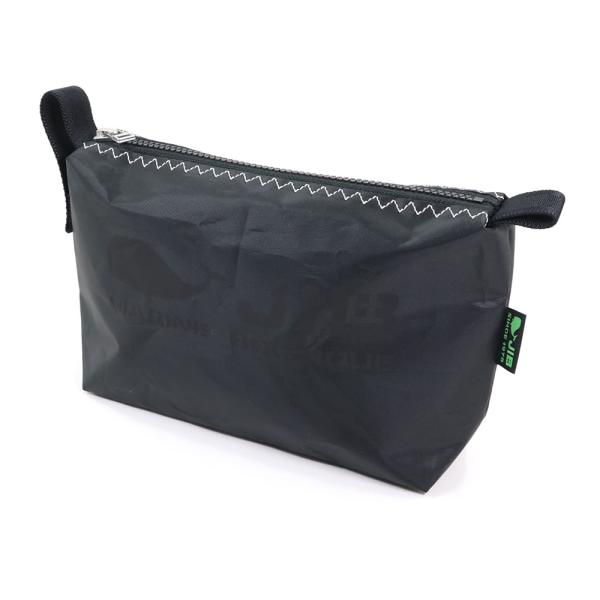 ■ポーチ前面いっぱいのクジラロゴステンシルが目印、JIBの定番ポーチ。お財布や携帯、メイクアイテムや洗面道具などをたっぷり収納できるバッグインバッグとして、さらに、長財布などが入る少し大きめサイズなので、セカンドバッグとしてもお薦めです。男...