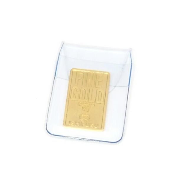 【ブランド名】: 石福 【商品名】: 純金インゴット ゴールドバー ingot 【サイズ】: W:12.8mm H:21.1mm D:1.1mm/総重量:5g 【付属品】: 本体のみ（付属品はありません） 【ランク】: 新品Nランク/ --...