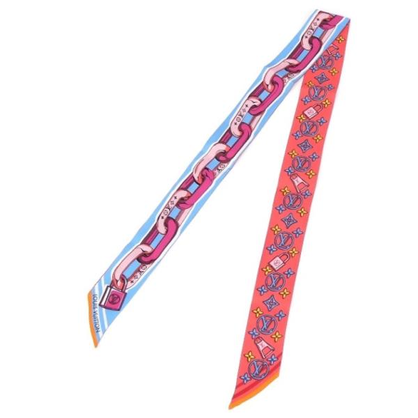 【ブランド名】: ルイ・ヴィトン LOUISVUITTON　【商品名】: バンドーBB ビジュエルド タグなし/M77693　【サイズ】: W:117.5cm*H:5cm　【カラー】: ブルー/ピンク系　【付属品】: 本体のみ（付属品はあり...