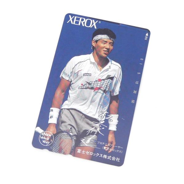 【商品名】: テレホンカード 松岡修造 テニス 富士ゼロックス 50度 テレカ　【付属品】: 本体のみ（付属品はありません）　【ランク】: 展示未使用品　/わずかなスレはありますが、未使用品のきれいな状態です。　【コメント】: 松岡修造のテ...