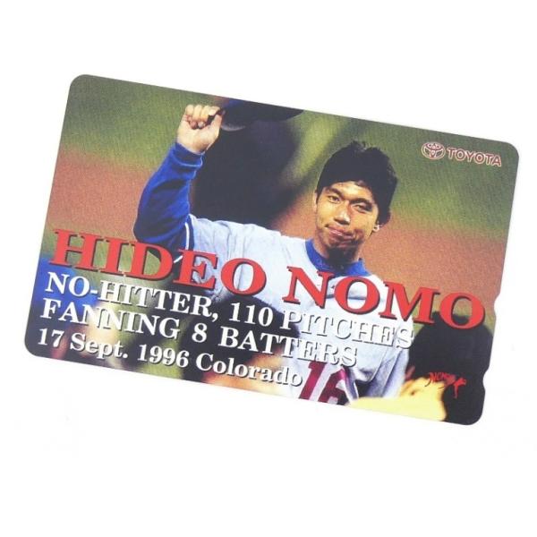 【商品名】: テレホンカード 野茂英雄 野球選手 50度 テレカ　【付属品】: 本体のみ（付属品はありません）　【ランク】: 展示未使用品　/わずかなスレなどはありますが、未使用品のきれいな状態です。　【コメント】: 野茂英雄のテレカです。...
