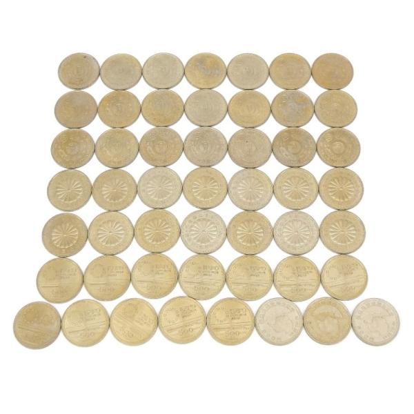 【商品名】: 記念硬貨いろいろ 500円記念硬貨 50枚セット 4種類 25000円分 記念貨幣　【付属品】: 本体のみ（付属品はありません）　【ランク】: 中古A〜Bランク/多少の小キズやくすみ、汚れ、変色などのある並品です。　【コメント...