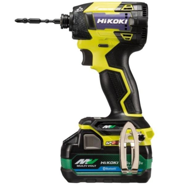 【ブランド名】: ハイコーキ HiKOKI　【商品名】: コードレスインパクトドライバ 36V/WH36DD(2XHYSZ)　【カラー】: スパイダーイエロー　【付属品】: 蓄電池（BSL36A18BX×2個）、急速充電器（UC18YDML...