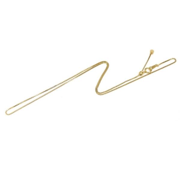 【商品名】: 18金 ベネチアン フリースライドタイプ　【サイズ】: 全長:最大44.5cm 幅:0.8mm/総重量:3.9g　【素材】: /ゴールド/K18YG　【付属品】: 当店ジュエリー用小袋　【ランク】: 新品仕上済　/新品仕上げ済...