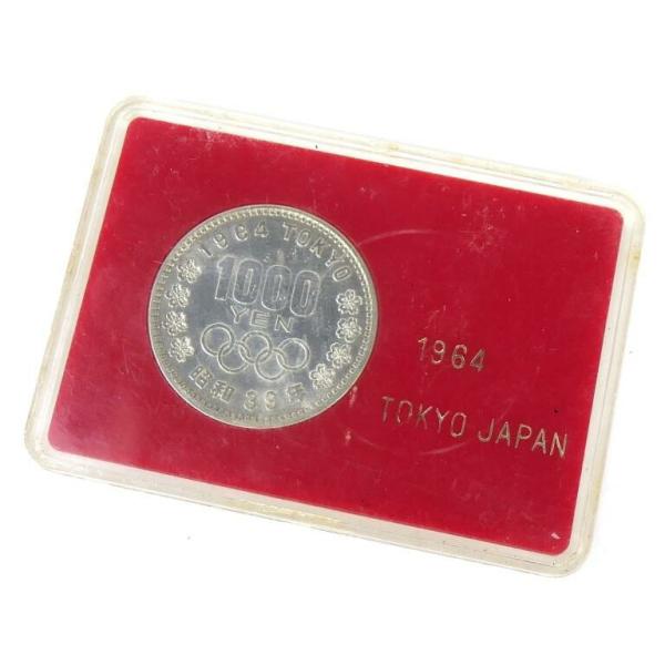 【商品名】: 昭和39年 東京オリンピック 1000円銀貨 プラスチックケース入り TOKYO 並品 記念貨幣 記念硬貨 記念銀貨 1964年　【サイズ】: /直径:35mm 重さ:20ｇ　【付属品】: 本体のみ（付属品はありません）　【ラ...