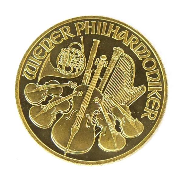 【商品名】: ウィーン金貨ハーモニー 1/4オンス 1/4oz 1994年 純金 K24 ゴールド コイン 【サイズ】: /直径:22mm 重さ:7.7g 【付属品】: 本体のみ（付属品はありません） 【ランク】: 展示未使用品　/未使用品...