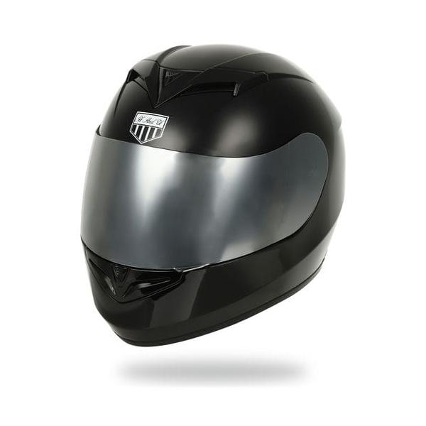 【商品名】V121 edge【カラー】BLACK/ブラック【追加オプションシールド】Chrome/クローム（※クリアシールドは標準装備）【商品説明】シンプルで飽きのこない形状のフルフェイスヘルメット。エアベンチレーションも装備されており、後...