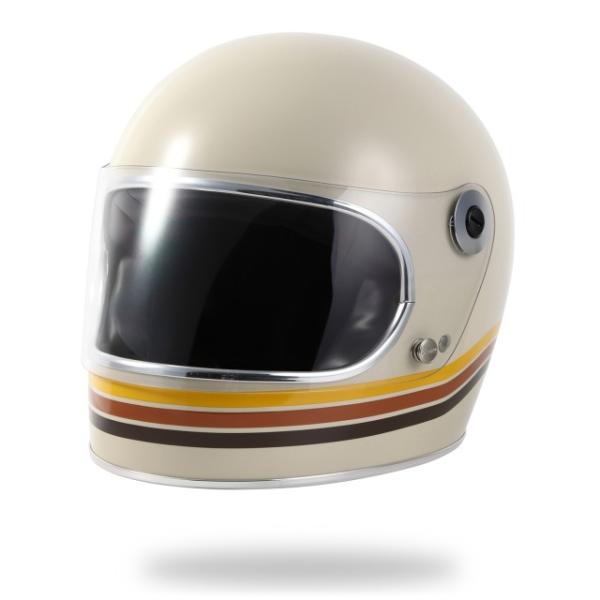 OUTLET商品です。【商品名】LAMP HELMET ランプヘルメット【カラー】3RAINBOW IVORY　３レインボーアイボリー【商品説明】オシャレと安全性を両立させたランプヘルメット。 豊富なカラーバリエーションでハーレーダビッドソ...