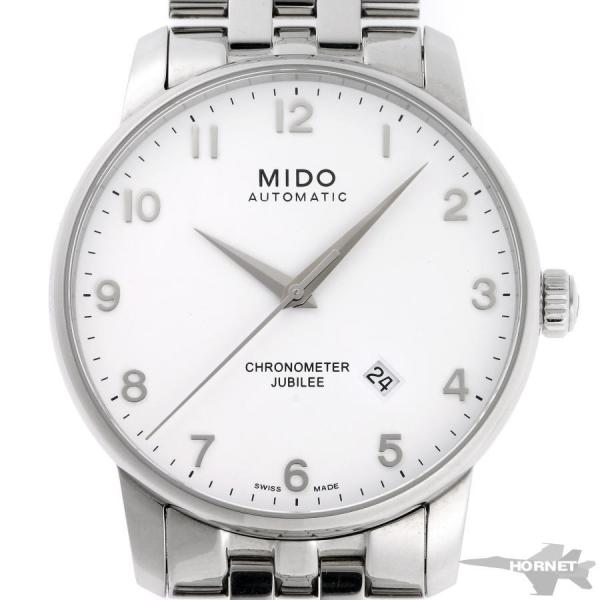 [商品コード] 2210301[ブランド名] MIDO / ミドー[商品名] バロンチェッリ オートマチック[型番] M8690.4.11.1[性別] メンズ[程度] 中古程度A[カラー] ホワイト文字盤[素材] SS[特徴]   自動巻き...