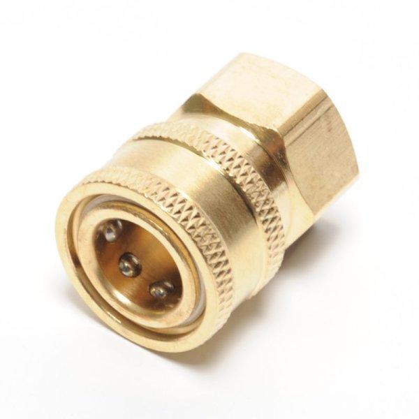 【互換性】中国・アメリカ製の洗浄機付属もの3/8のオネジに固定します。1/4サイズではありませんのでご注意下さい。海外規格品の見分け方プラグ断面にフラット部分が1ｃｍほどあります。