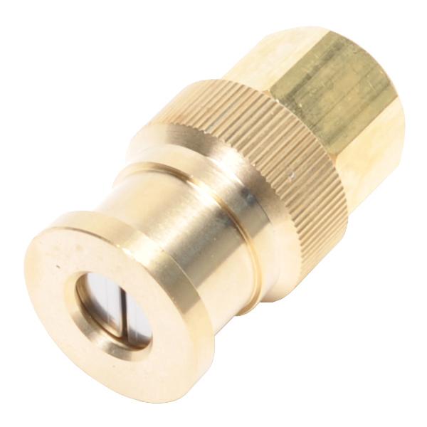 真鍮製で耐久性に優れています。重量：約144g最大径：約28mm（ネジ部分を除く）長さ：約50mmHEX：21mm取付ネジ：1/4メスネジ耐圧 : 300ｋサイズ（穴径）035（φ1.1mm）040（φ1.2mm）046（φ1.3mm）05...