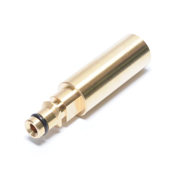 家庭用100Vケルヒャー高圧洗浄機用（Kシリーズ用）　クイックコネクト　オス継手取付ネジサイズ　Rc1/4（2分）1/4オスネジに取付できます。1/4オスネジのホースがある場合、先端にこの商品を取付けることでケルヒャーKシリーズ洗浄機が使用...