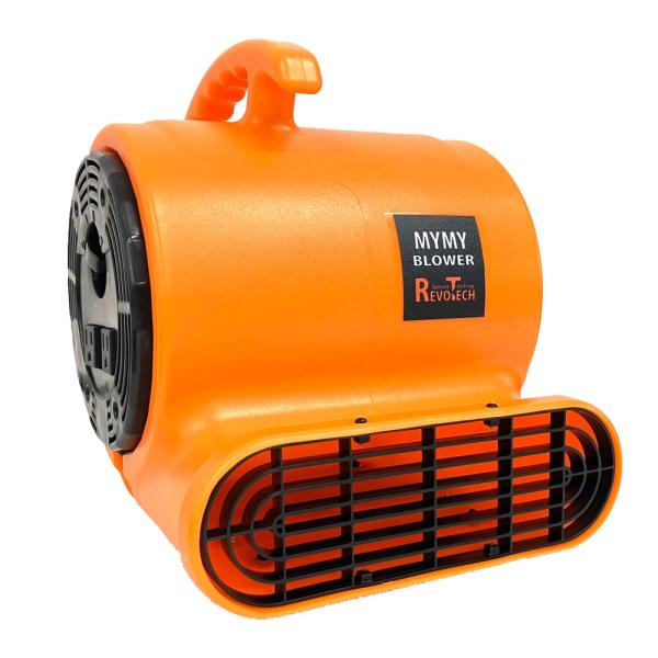 カタツムリ型のコンパクトなボディの連結型送風機です。その名も《MYMY BLOWER (マイマイブロワー)》　※マイマイとは、カタツムリの学術名4台まで連結可能なデイジーチェーン仕様!!3段階の風量調節できるように設計された本体デザイン!軽...