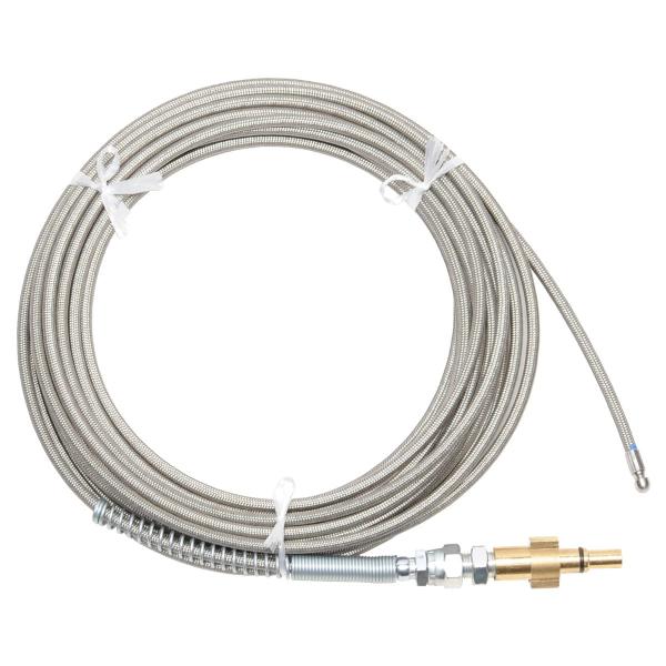 BOSCHガンに接続できるタイプの、プロ用洗管ホースです。対応機種：UA125、EA110、AQT33-11〈メリット〉ガンを使用するためオン・オフが容易にできます。洗浄機本体を遠ざけて使用できます。（高圧ホースの範囲内）【仕様】　内径 :...