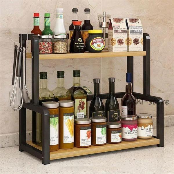 ■ 品名：キッチンラック■ 素材：炭素鋼■ 用途：調理グッズ収納■ タイプ：全11タイプ■ サイズ：写真参考■ 耐荷重：30kgまで星野の人気検索キーワード：キッチン 収納 調味料ラック 調味料 収納 (タワー) スパイスラック キッチンス...