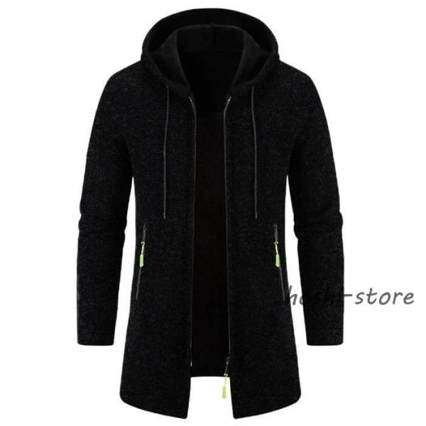 チェスターコート メンズ コート フート付き 無地 ロングコート ビジネス ビジネスコート ロング丈 アウター 厚手 防寒【品　番】tuoxun14【カラー】ブラックグレー、ライトグレー、ネイビー、ブラック【サイズ】L、XL、2XL、3XL...