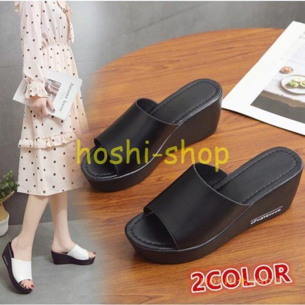 カラー：ブラック ホワイトヒール高さ：約6CM実計りサイズ：（約）35＝21.5cm36＝22.5cm37＝23cm38＝23.5cm39＝24cm40＝24.5cm※靴の長さはワンサイズ小さい■商品写真はできる限り実物の色に近づけるよう加...