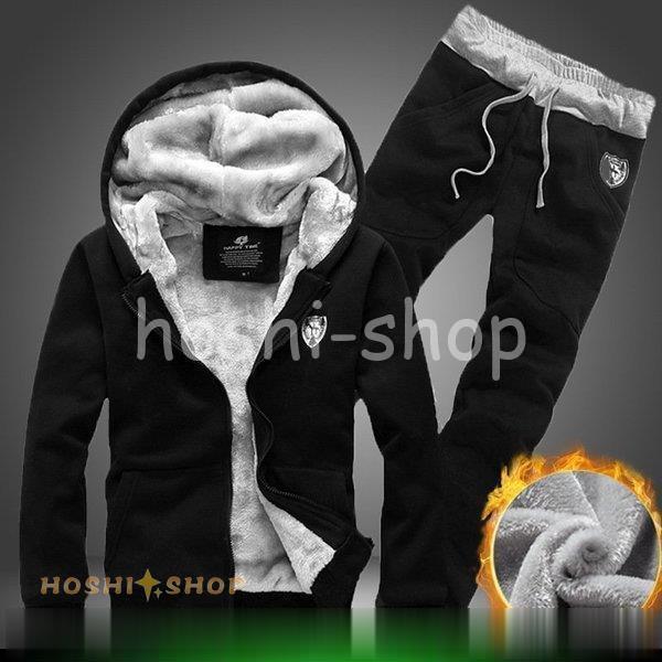 大！おしゃれなアイテム♪■素材綿, ポリエステル■季節：冬用適用場合：運動サイズ：写真のようです。商品内容：1*上下セット※スリムな感じのデザインです。 がっちり体型なら１サイズから2サイズ上がおすすめです。サッカーやバスケ、テニスなどのス...